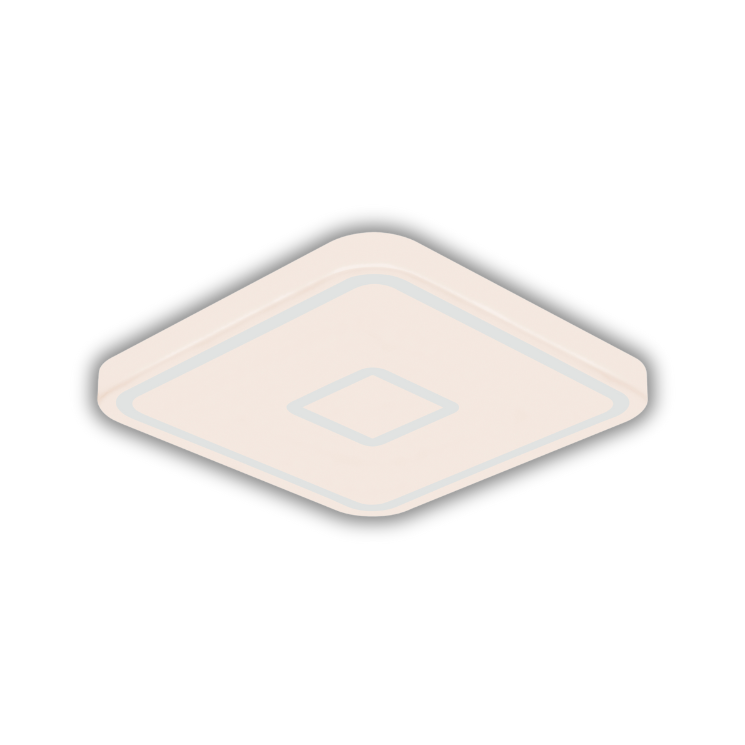 22761 PLAFONJERA LED 36W KVADRATNA AURORA + DALJINSKI UPRAVLJAČ - vidik